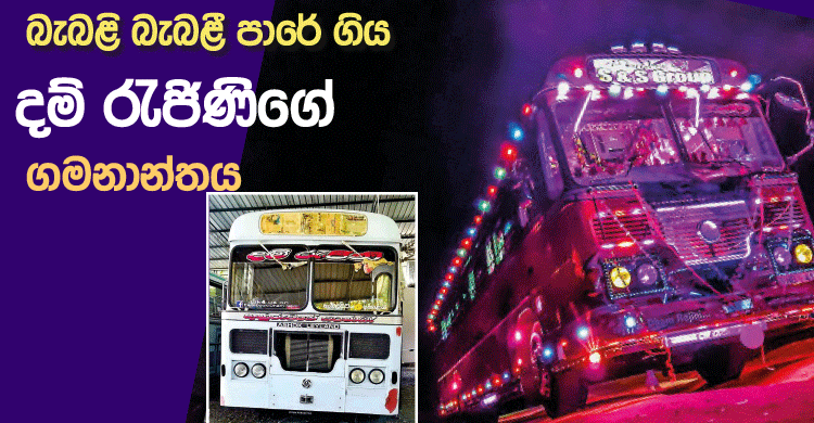 බැබළි බැබළී පා‌රේ ගිය දම් රැජිණිගේ ගමනාන්තය - Aruna