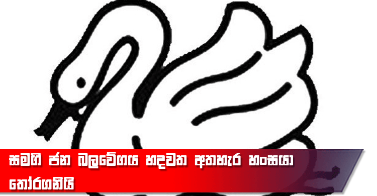 සමගි ජන බලවේගය හදවත අතහැර හංසයා තෝරගනියි ⋆ ධරණී