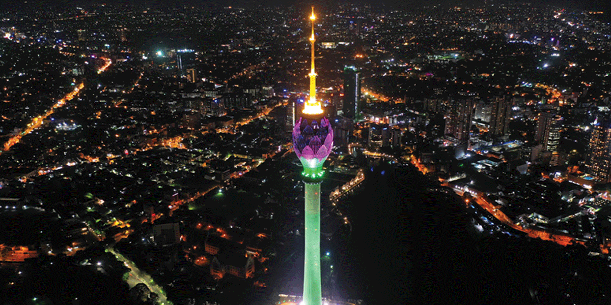 කොරෝනා සටනේ විරුවන් වෙනුවෙන් නෙලුම් කුළුණ අද වර්ණ ගැන්වෙයි - Aruna