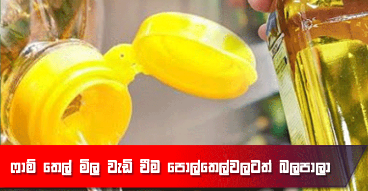 ෆාම් තෙල් මිල වැඩි වීම පොල්තෙල්වලටත් බලපාලා ⋆ ධරණී