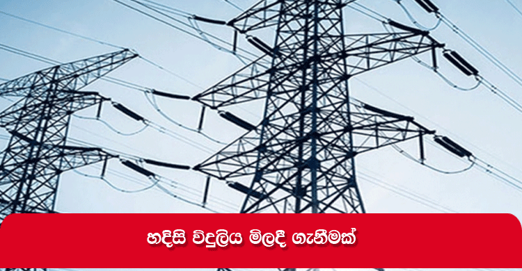 හදිසි විදුලිය මිලදී ගැනීමක් ⋆ ධරණී